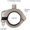 Buy Thread Mounted Tube Hangers | Stainless Steel Hangers | Sanitary ...