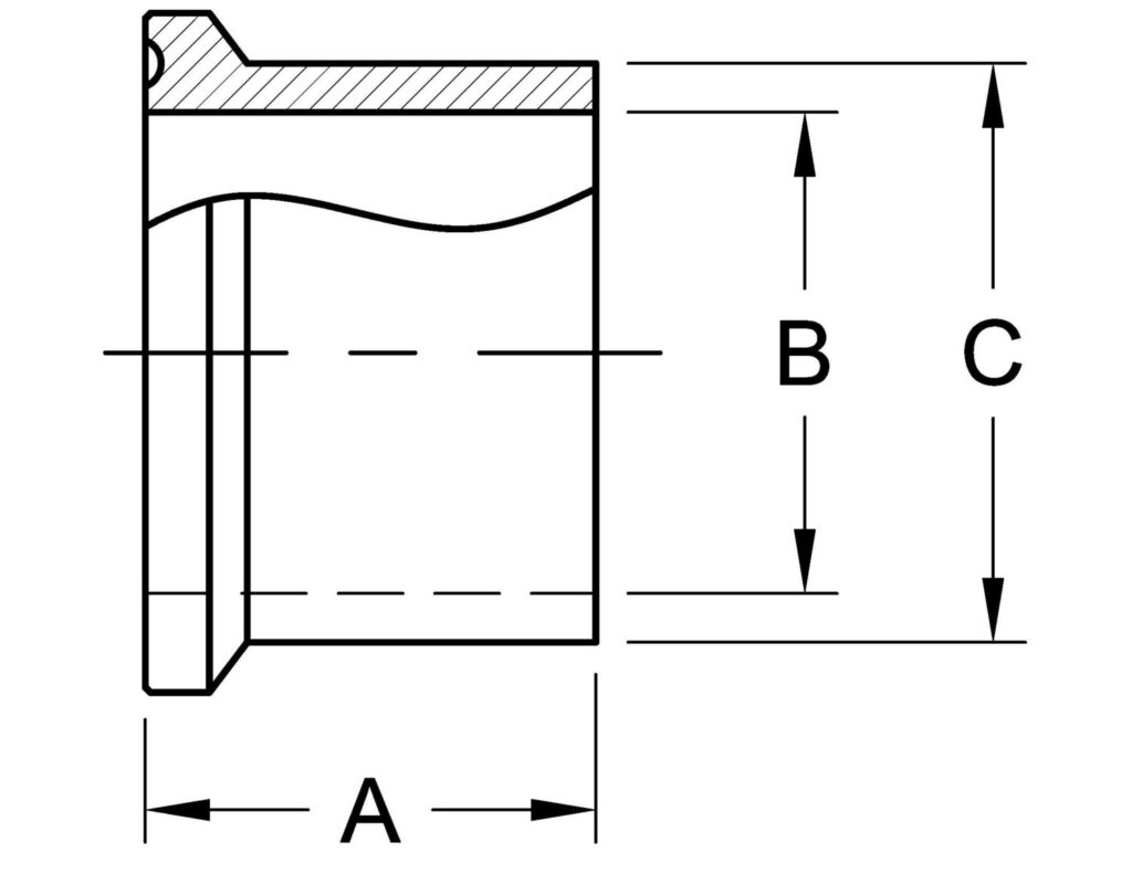 Q-Line Heavy Wall Ferrule | Sanitary Fittings [Buy Online]